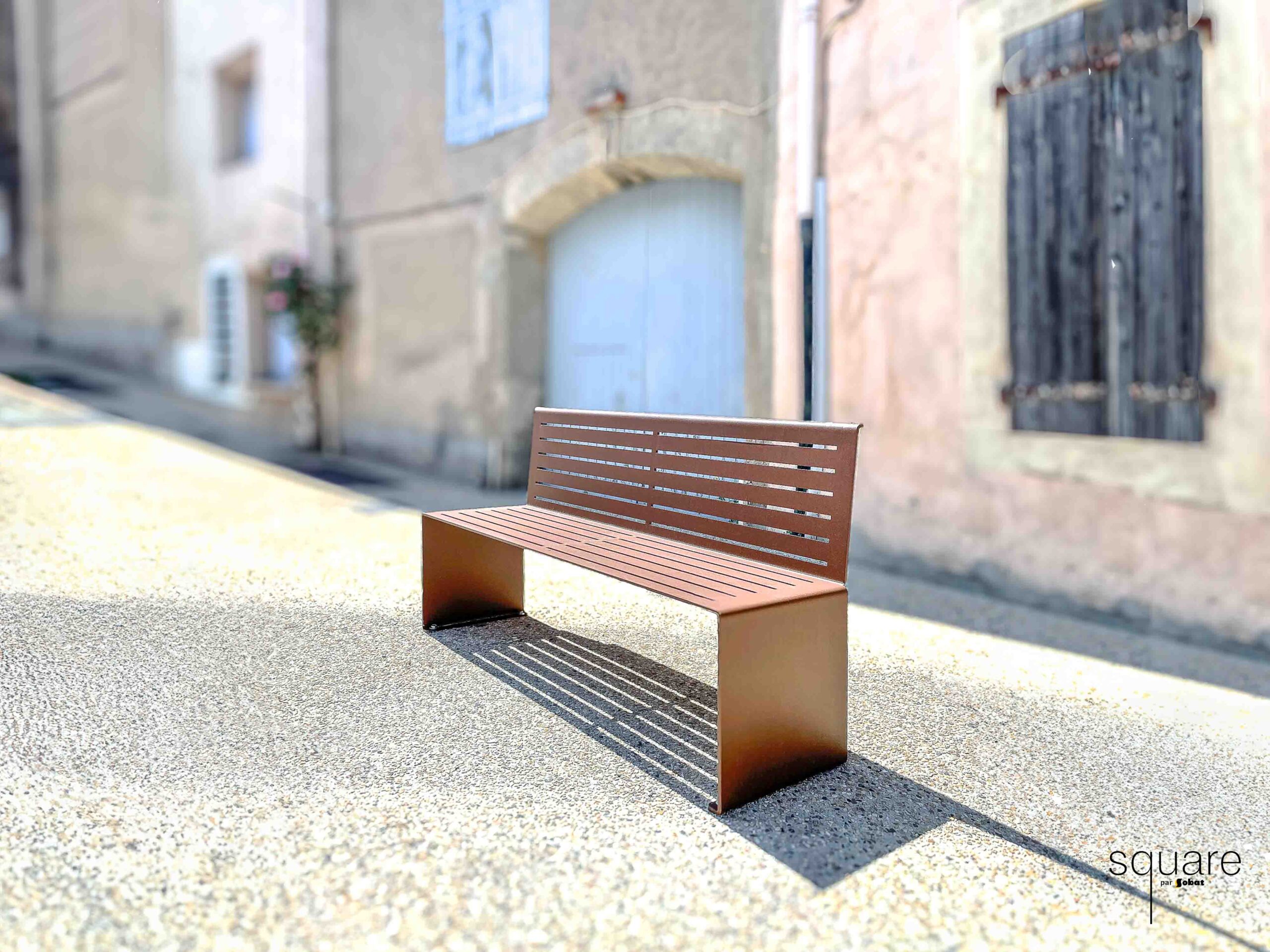 Banc CUBIC - Square : conception et fabrication de mobilier urbain