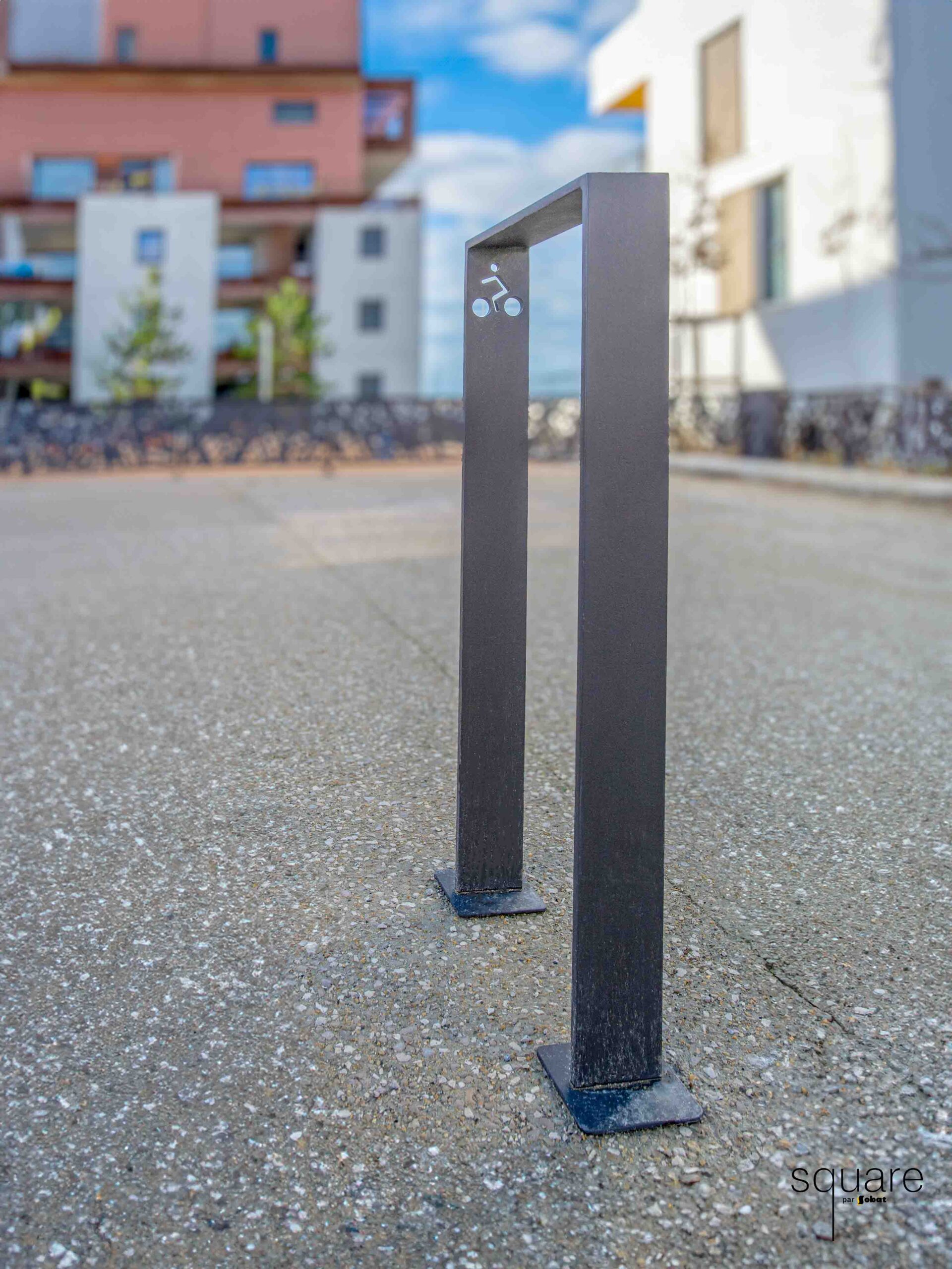 Appui vélo CUBIC - Square : conception et fabrication de mobilier urbain